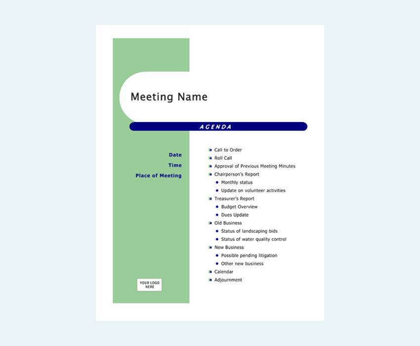20 Best Free Microsoft Word Meeting Agenda Templates 2022 Envato Tuts 